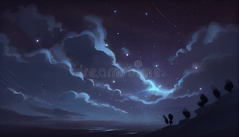 Generative AI, Starry Night Dreams: an Abstract Celestial Formation of ...