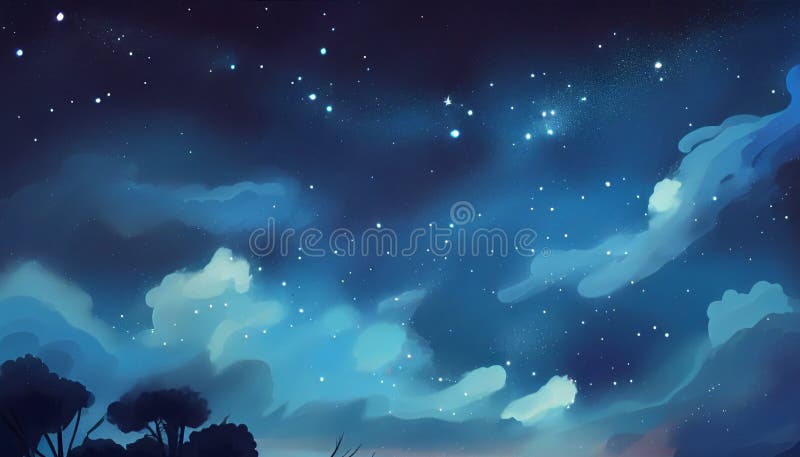 Generative AI, Starry Night Dreams: an Abstract Celestial Formation of ...