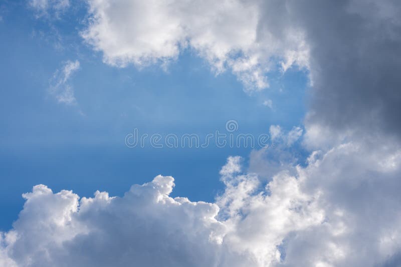 Abstract Cloud Formations with Shapes for Backgrounds Stock Photo ...