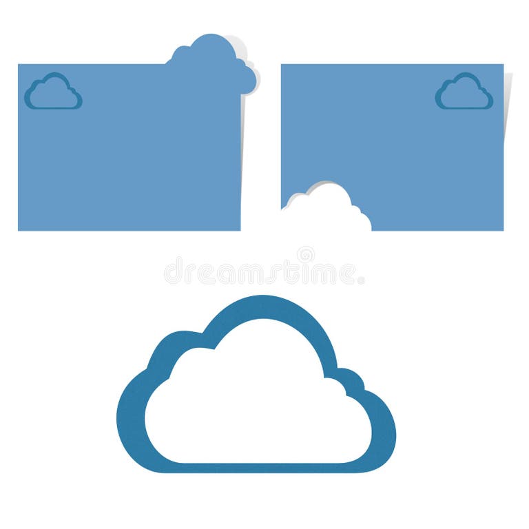 Abstract cloud icon stock illustration. Illustration of recycled - 26256874