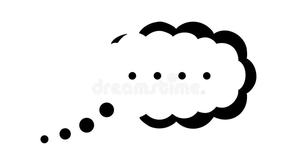 Abstract Cloud Icon with Dots Representing Data or Process, Vector ...