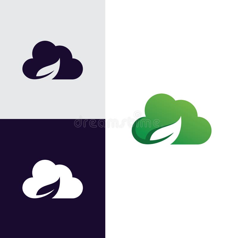 Abstract Cloud Logo Icon Vector Template Design Stock Vector ...