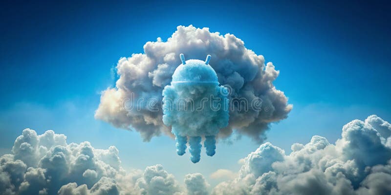 Abstract Cloud Pattern Art Android Wallpaper AI-Generated Content Stock ...