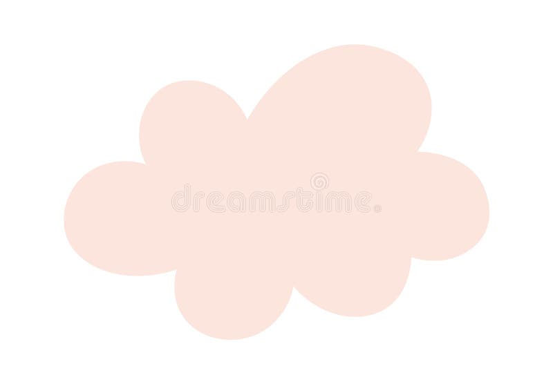 Abstract Cloud Shape Design Element Stock Vector - Illustration of ...