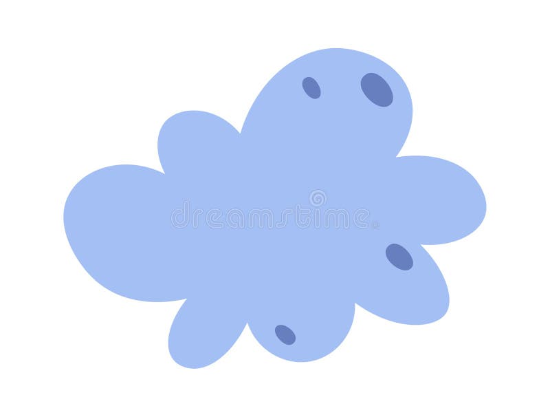 Abstract Cloud Shape Design Element Stock Vector - Illustration of ...