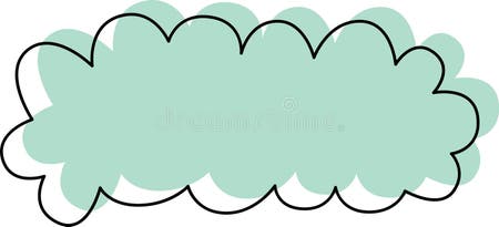 Abstract Cloud Text Box stock vector. Illustration of communication ...