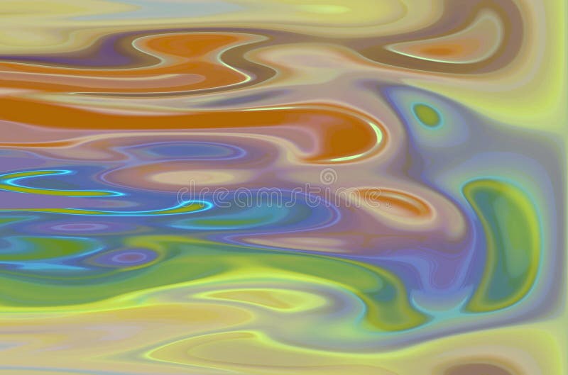 Abstract Clouded Pastel Background, Psychedelic Pattern with Beautiful ...