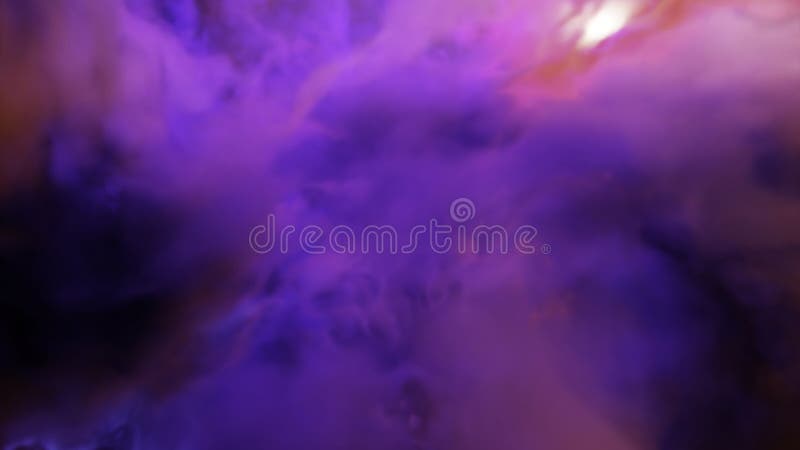 Abstract Clouds of Colorful Smoke. Design. Spreading Bright Contrasting ...