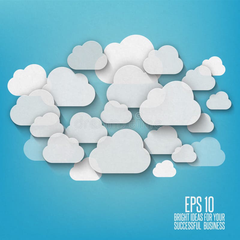 Abstract clouds stock vector. Illustration of abstract - 32228547