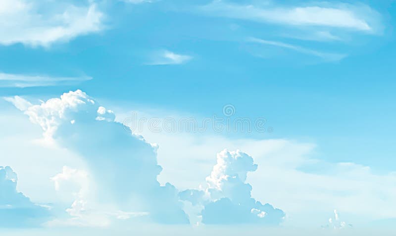 Abstract Cloudy Background, Beautiful Natural Streaks of Sky and Clouds ...