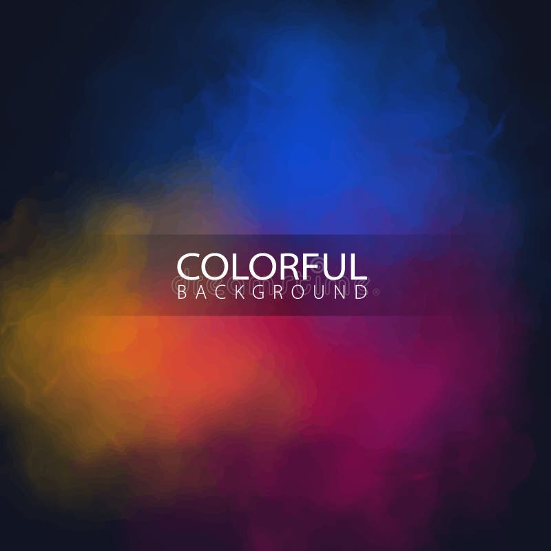 Abstract Cloudy Colorful Background. Template Banner. Vector ...