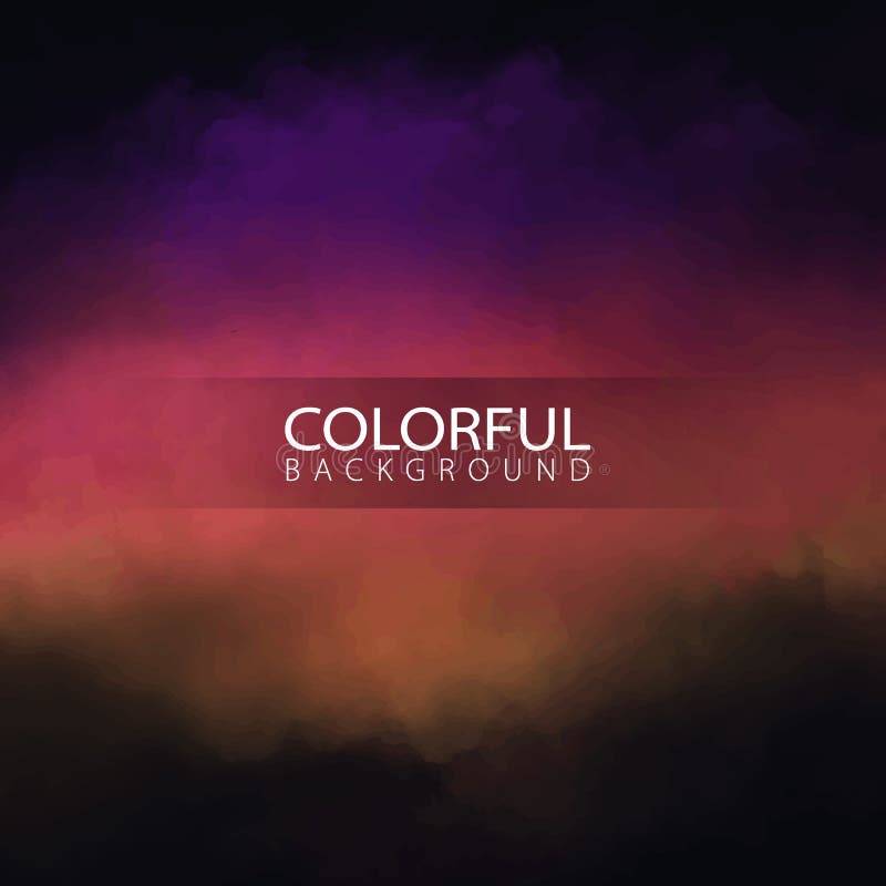 Abstract Cloudy Colorful Background. Template Banner. Vector ...