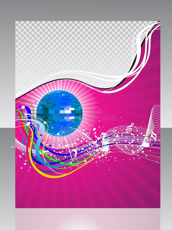 Abstract Club Flyer Template Stock Vector - Illustration of flyer ...