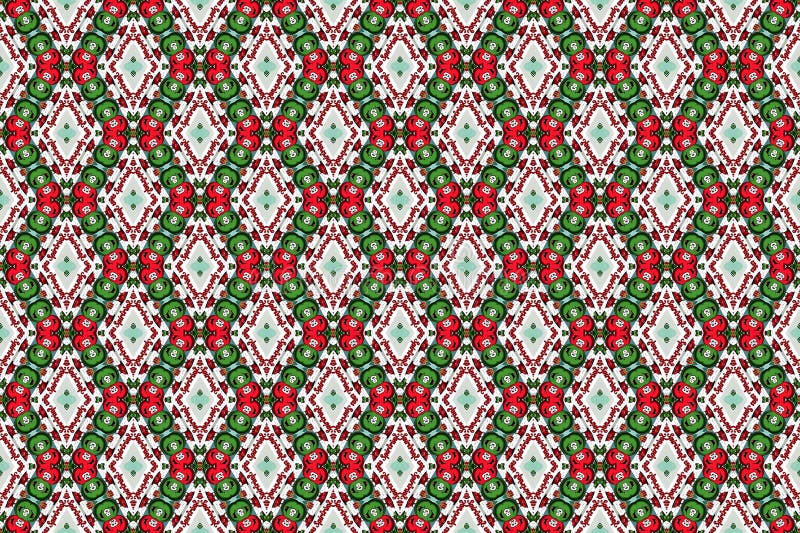 Abstract Cluster Seamless Pattern in Style Stock Illustration ...