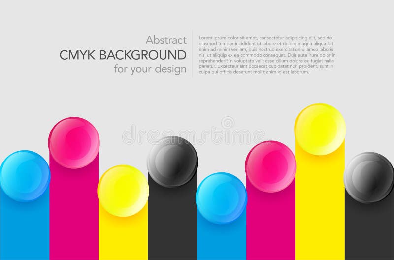 Cmyk background stock vector. Illustration of color, paint - 10906231