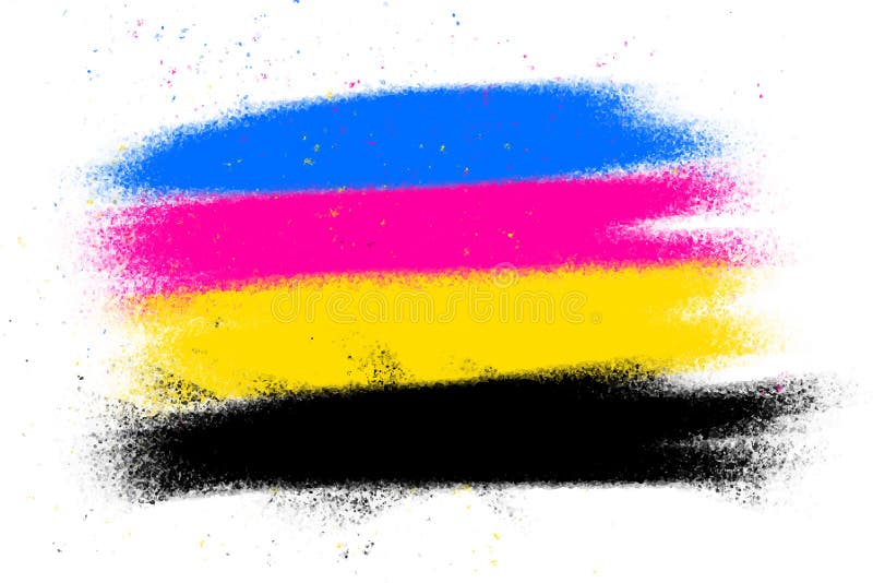 Abstract Cmyk Watercolor Background Design Stock Vector - Illustration ...