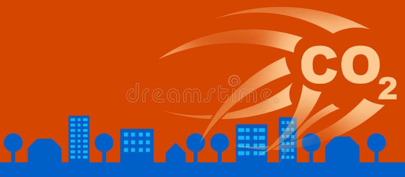 Abstract CO2 illustration stock illustration. Illustration of energy ...