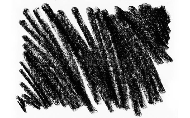 Abstract Coal Scribbles. Charcoal Scribbled Doodle. Scratch Pattern ...