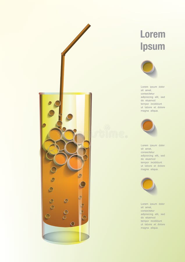 Abstract cocktail glass stock vector. Illustration of beverage - 42909141