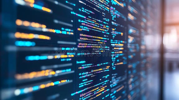 Code Programming Software Data it Technology Digital Computer Script Development Abstract ...