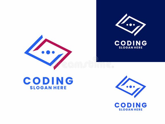 Abstract Coding Arrow Logo Design Vector. Modern Code Logo Design ...