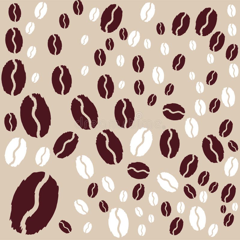 Abstract coffee pattern stock vector. Illustration of abstract - 97269598