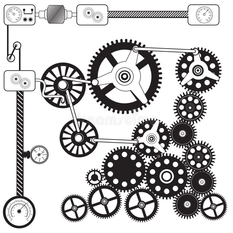 Abstract cog - gears stock vector. Illustration of abstract - 73676523