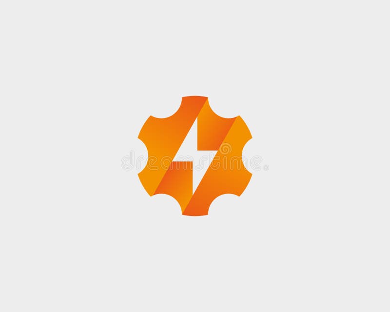 Digital Tech - Vector Business Logo Template Concept Illustration. Gear ...