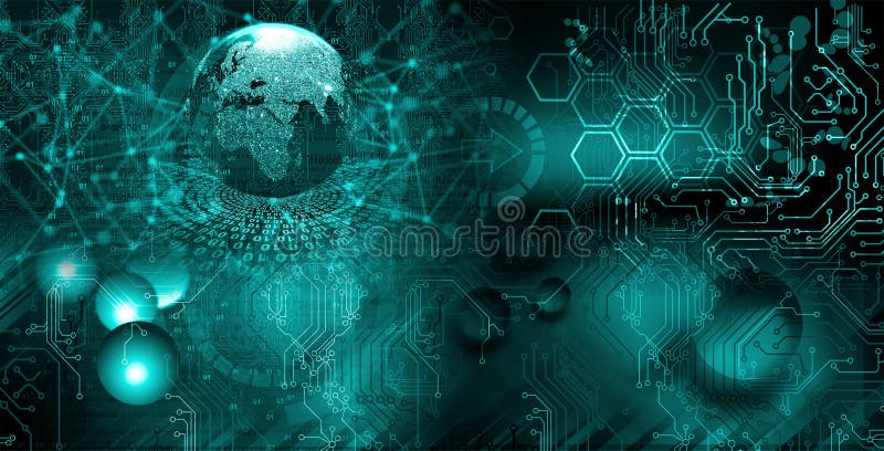 Abstract Cogs Circuit Binary Technology Background Hi-tech Communication Concept Innovation ...