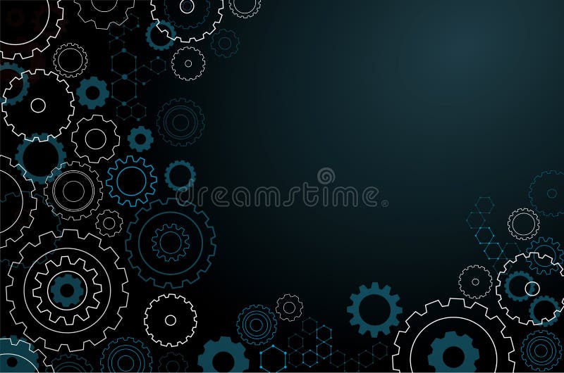 Abstract Cogs Wheel Background Vector Illustration EPS10 Stock Vector ...