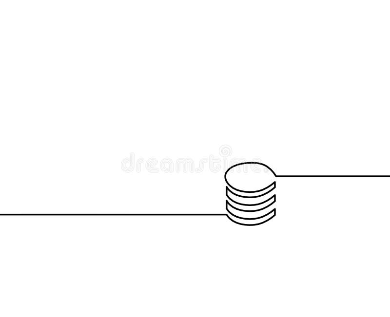 Gold Coins Continuous Line Drawing Stock Illustrations – 117 Gold Coins ...