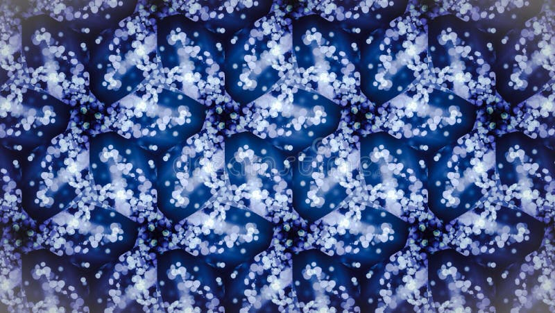 Abstract Cold Cool Frozen Blue Pattern Wallpaper. Stock Photo - Image ...