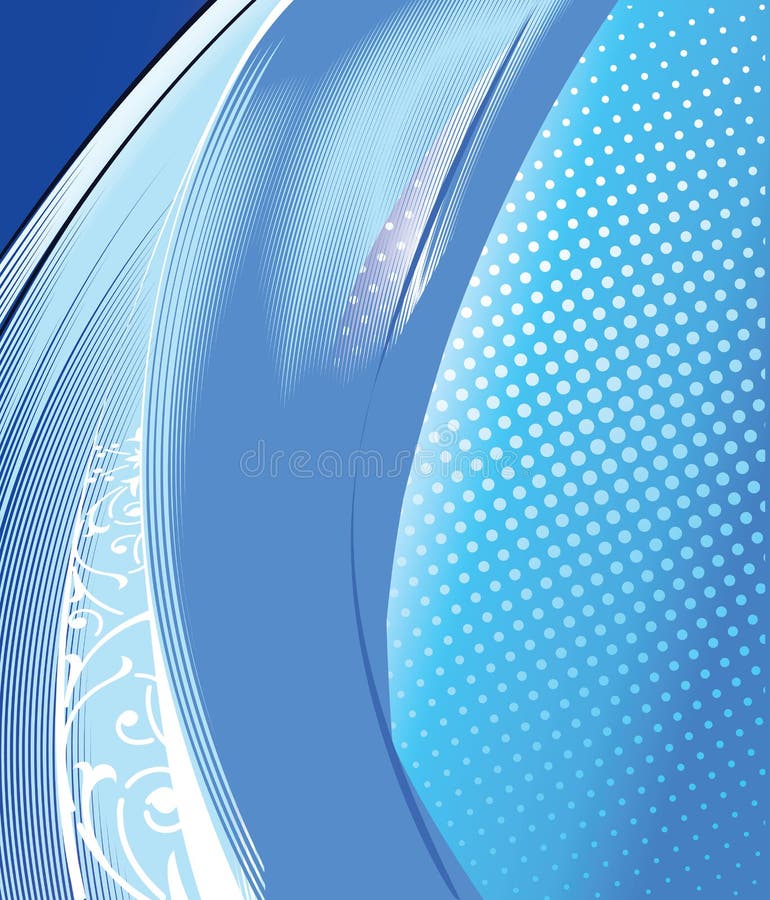 Abstract Cold Water with Dots Stock Illustration - Illustration of ...