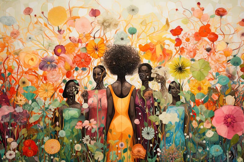 Abstract Collage that Celebrates the Beauty and Diversity of Humanity ...