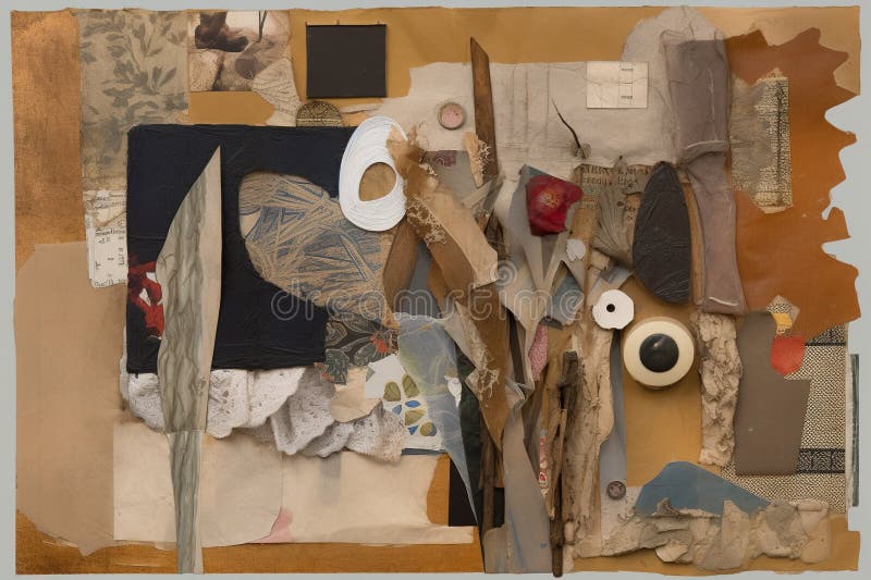 An Abstract Collage of Different Types of Art. AI Generative Image ...