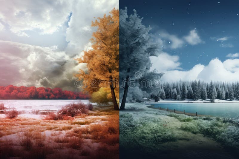 136 Winter Vs Summer Stock Photos - Free & Royalty-Free Stock Photos ...