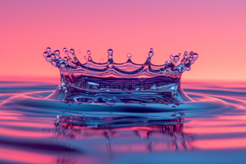 Abstract Collage of Vibrant, Dynamic Liquid Splashes Stock Illustration ...