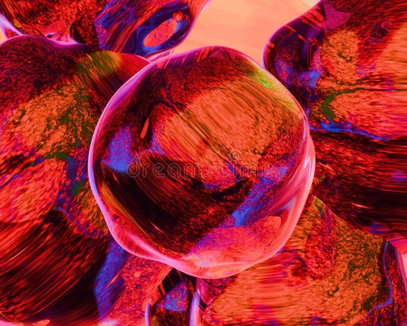 Abstract Color Background of Curved Glass Texture Stock Illustration ...