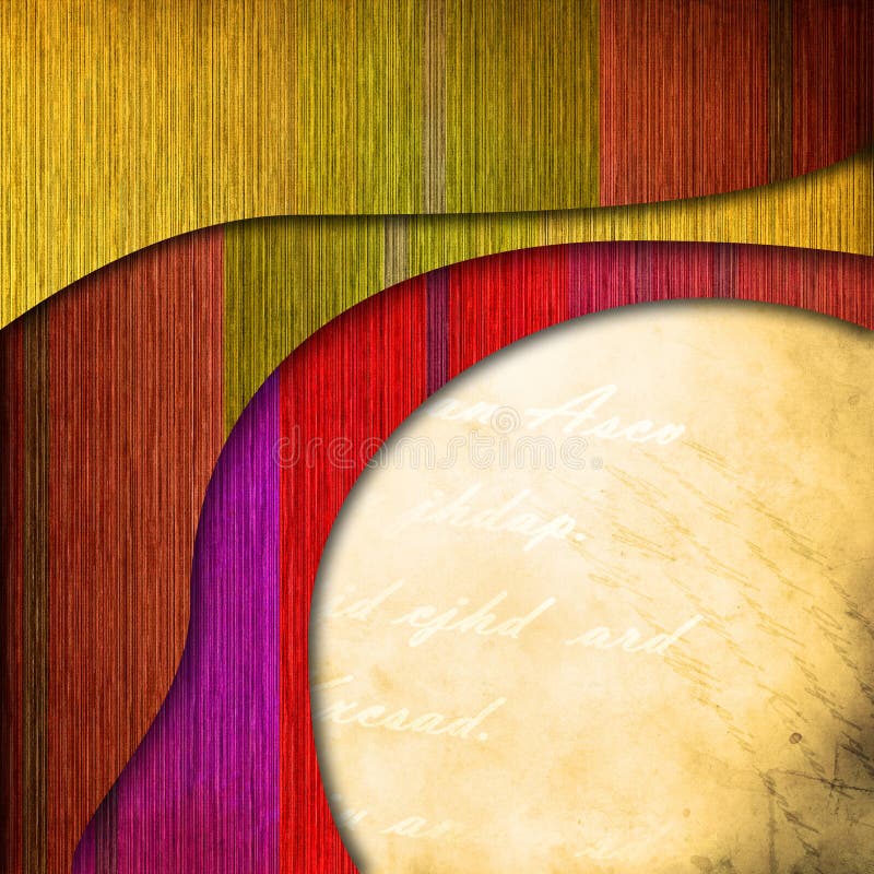 Abstract Color Background With Custom Text Stock Illustration ...