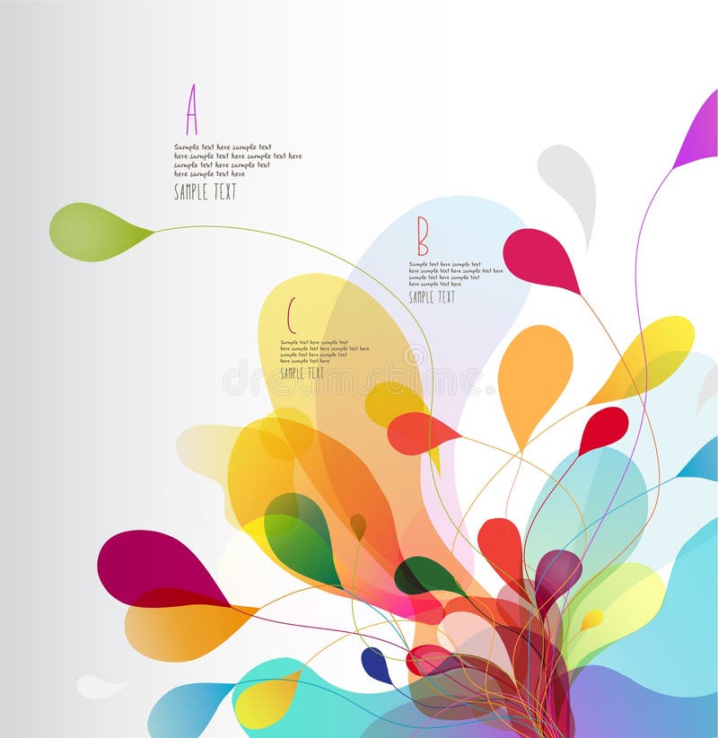 Abstract Color Splash Background Stock Vector - Illustration of design ...