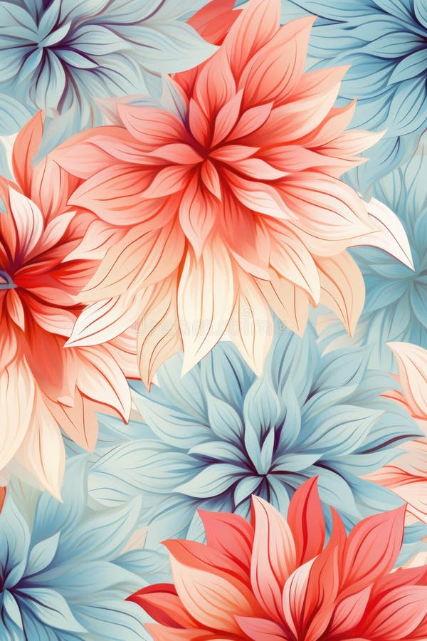Abstract Color Background with Flowers, Banner on a Common Background ...