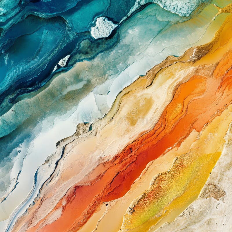 Abstract Color Background. Topographic Relief Map. Colorful Vector ...