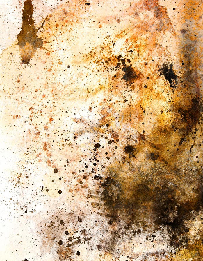 Abstract Color Backgrounds, Painting Colage with Spots, Rust Structure ...