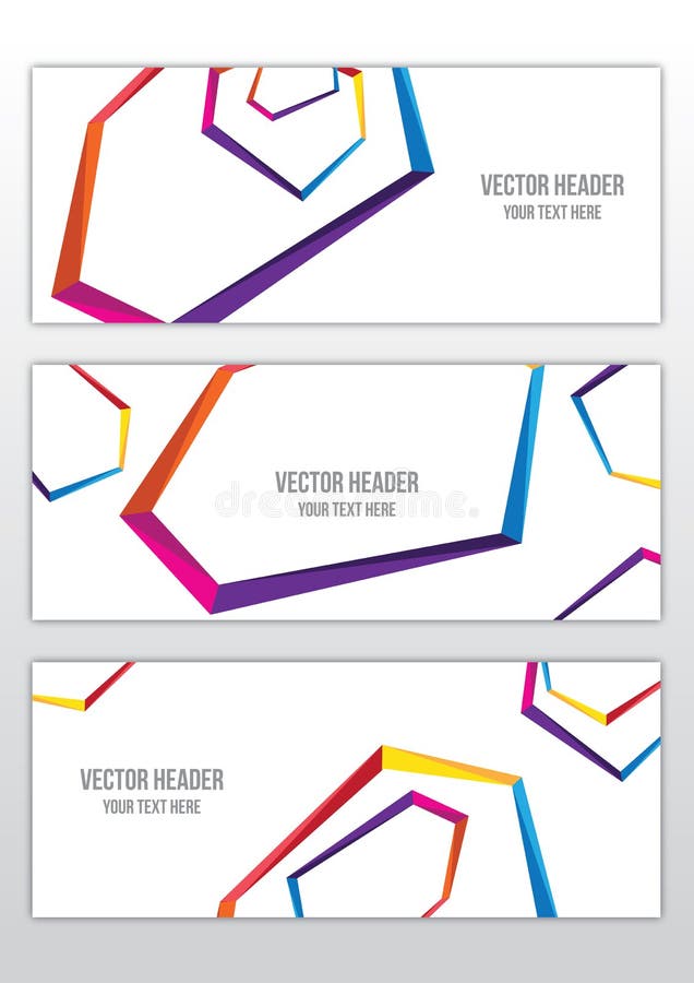 Abstract color banner stock vector. Illustration of abstract - 49159728