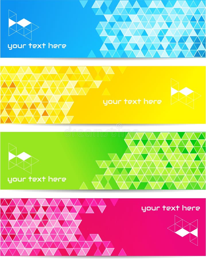 Abstract color banner stock vector. Illustration of colorful - 31247009
