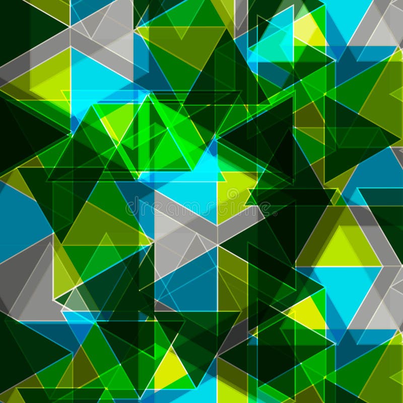 Abstract Color Business Background Triangles Stock Vector ...