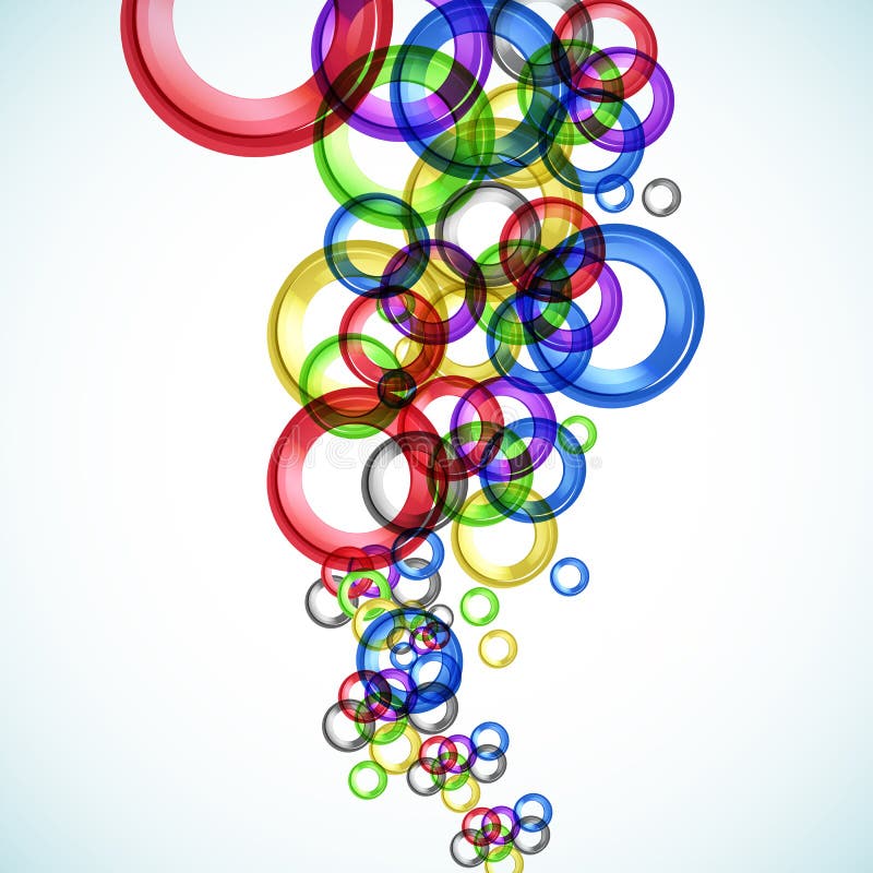 Abstract Color Circle Background Stock Vector - Illustration of ...