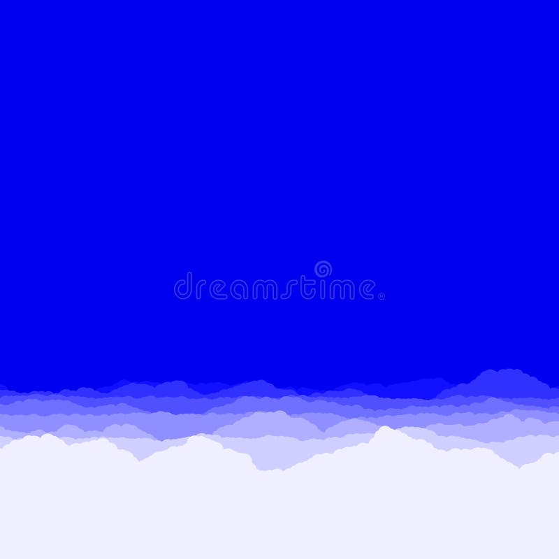 Abstract Color Clouds Sky Generative Art Background Illustration Stock ...