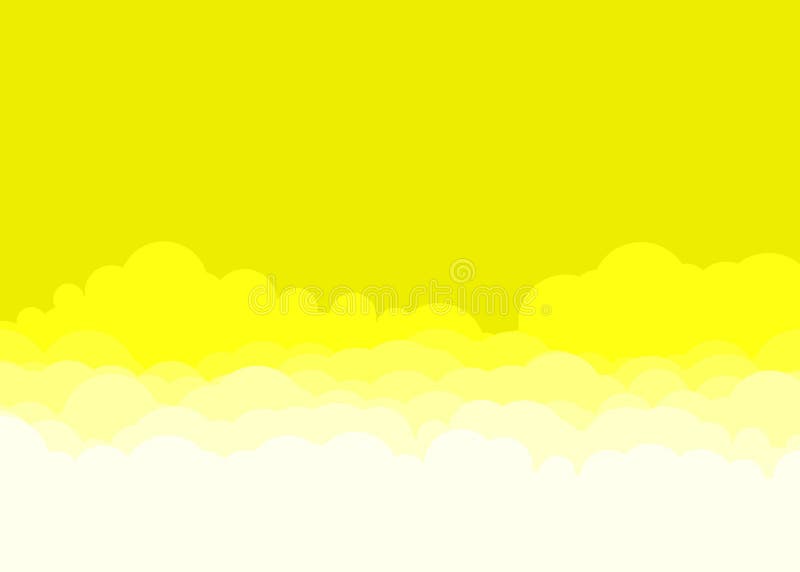 Abstract Color Clouds Sky Generative Art Background Illustration Stock ...