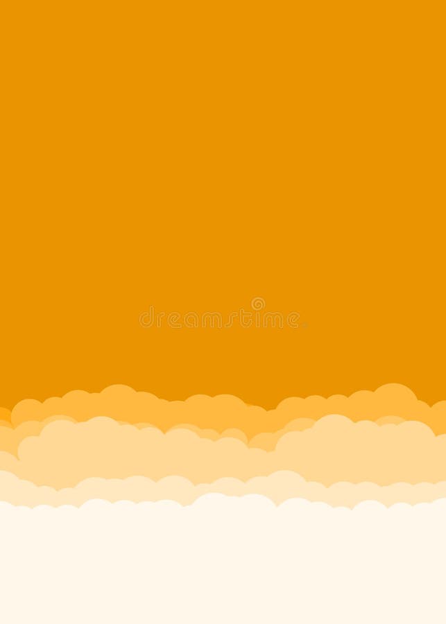 Abstract Color Clouds Sky Generative Art Background Illustration Stock ...